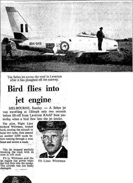 Sabre A94 949 crash report Thanks to Greg Thom | ADF Serials